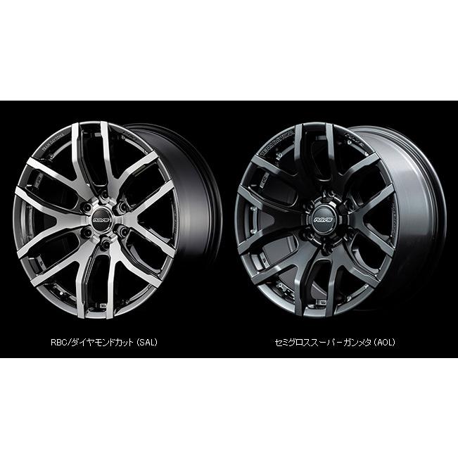 (4本セット価格) 20インチ 8.5J 6/139.7 RAYS レイズ TEAM DAYTONA F6 Gain チーム デイトナ カラー: AOL / SAL :F6GAIN-2085 ...