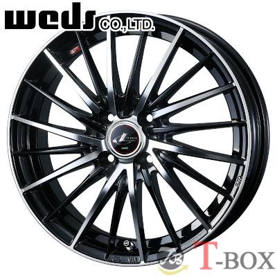 (2024春 新製品) (単品1本価格) 15インチ 4.5J 4/100 WEDS ウェッズ LEONIS FR レオニス エフアール カラー：PBMC : fr-1545-4h100 ...