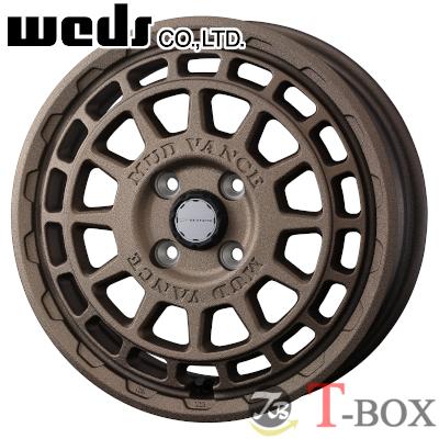 WEDS (単品1本価格) 14インチ 5.0J 4/100 ウェッズ ADVENTURE ウェッズアドベンチャー MUDVANCE X Type F マッドヴァンス エックス : T-BOX ...