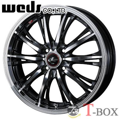 WEDS (4本セット価格) 17インチ 6.5J 4/100 ウェッズ LEONIS RT レオニス アールティー カラー：PBMC : T-BOX Auto Parts - 通販 ...