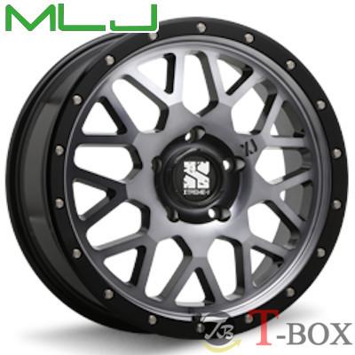 MLJ (単品1本価格) 17インチ 7.0J 5/127 エムエルジェイ XTREME-J XJ04 エクストリームジェイ カラー:GBK / MBZ JEEP JKラングラー : T ...