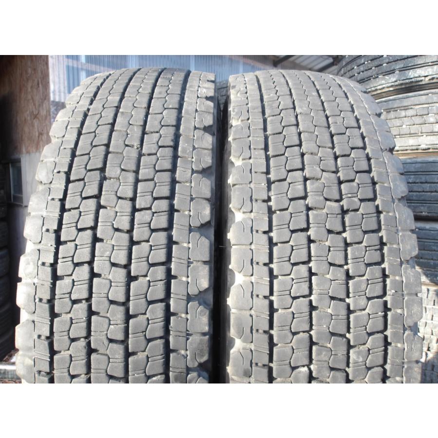 L398-8 中古タイヤ 送料着払い 245/80R17.5 冬2本セット スタッドレス LT 133/131J 245/80-17.5 ...
