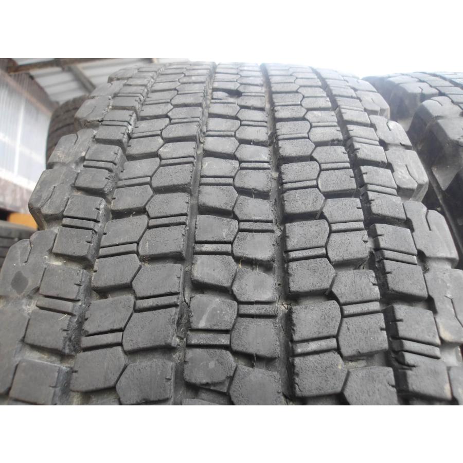 N911-1 中古タイヤ 送料無料 225/80R17.5 冬4本セット スタッドレス LT 123/122L 225/80-17.5 225 ...