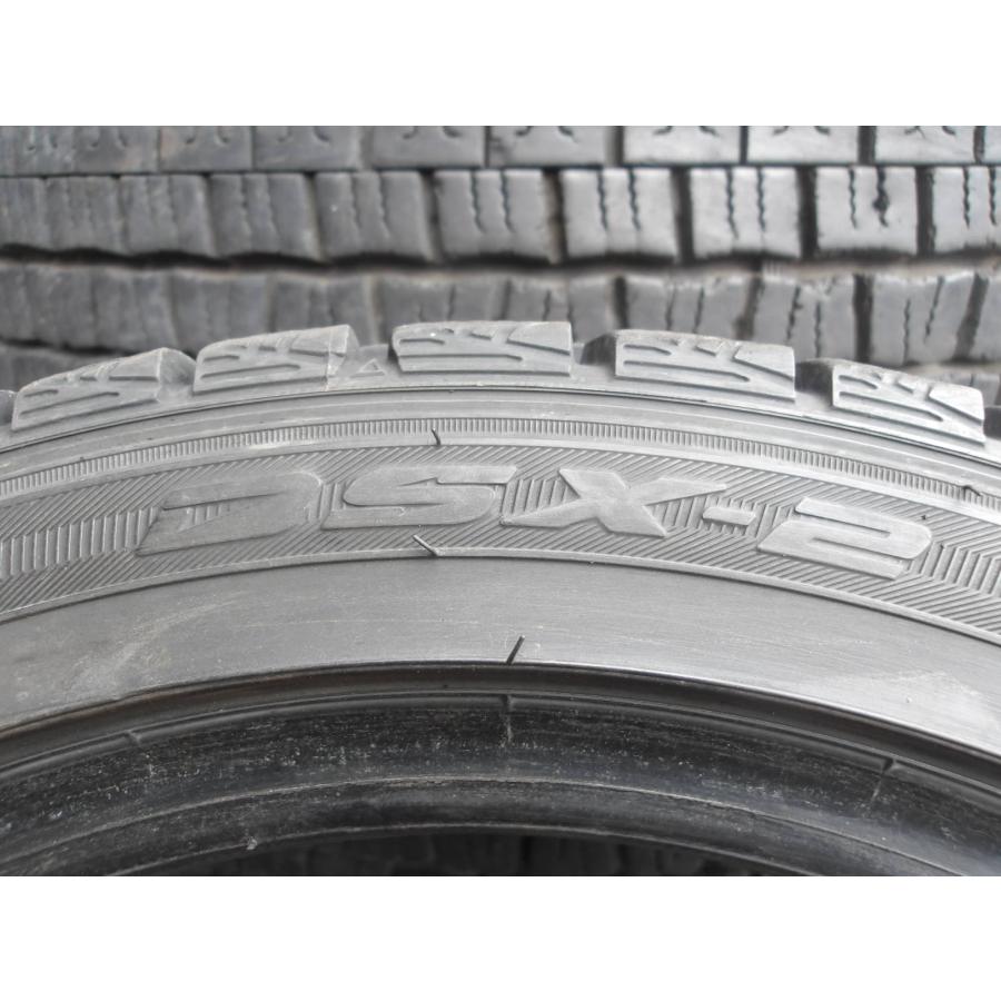 P254-2 中古タイヤ 送料無料 155/55R14 冬2本セット スタッドレス 69Q 155/55-14 155-55-14 ダンロップ ...