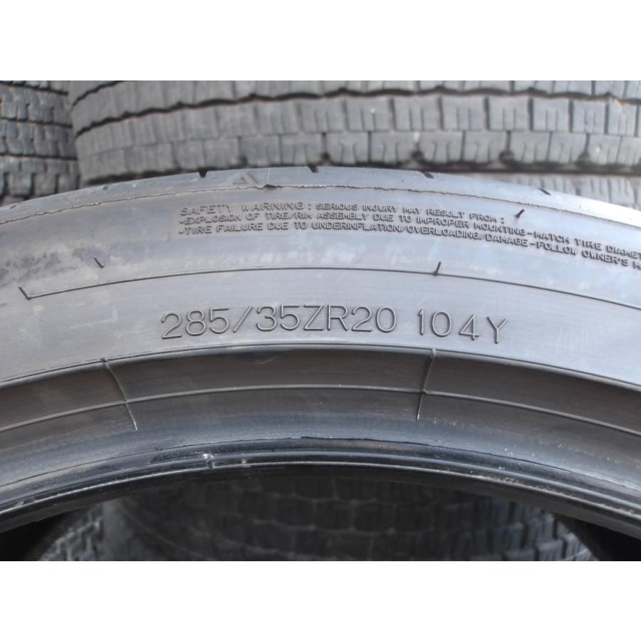 P639-8 中古タイヤ 送料無料 285/35ZR20 夏2本セット サマータイヤ 104Y 285/35-20 285-35-20 ...
