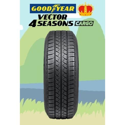 Vector（グッドイヤー） グッドイヤー オールシーズン タイヤ VECTER 4 SEASONS CARGO 195/80R15 107/105N ベクターフォーシーズンズ カーゴ ...