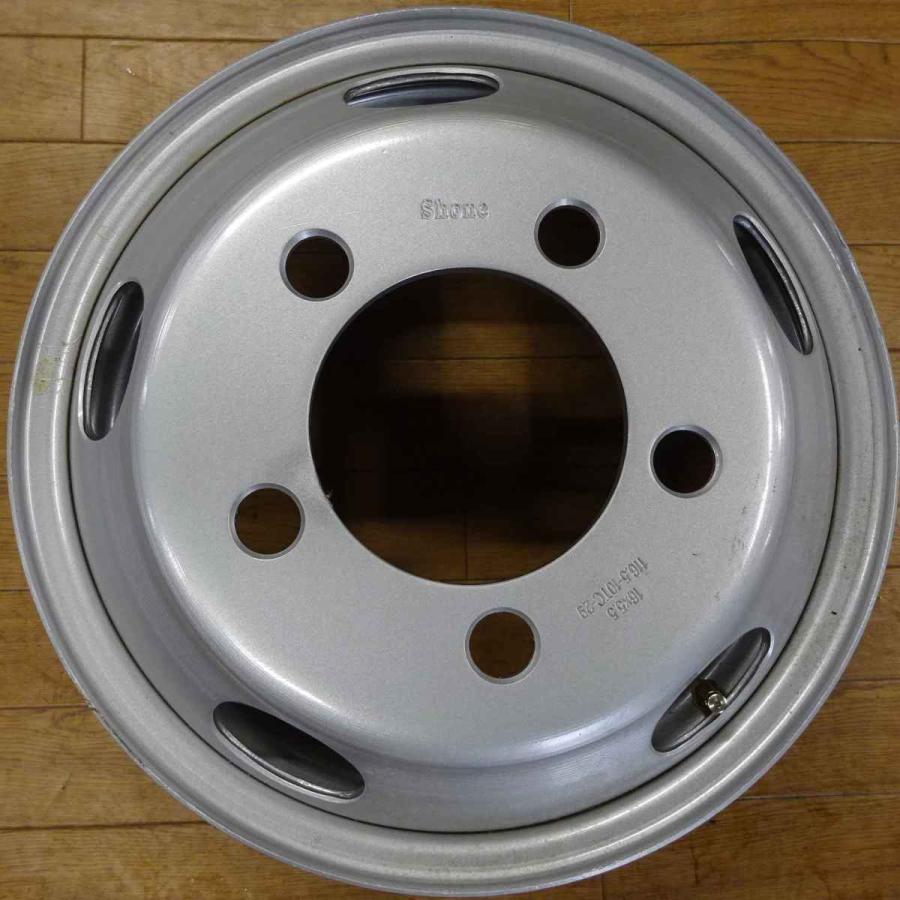新品現品限り1本 NO,B3526 会社宛 送料無料 16×5.5J SHONE トラックスチール 5穴 PCD 203.2mm +116.5 ...