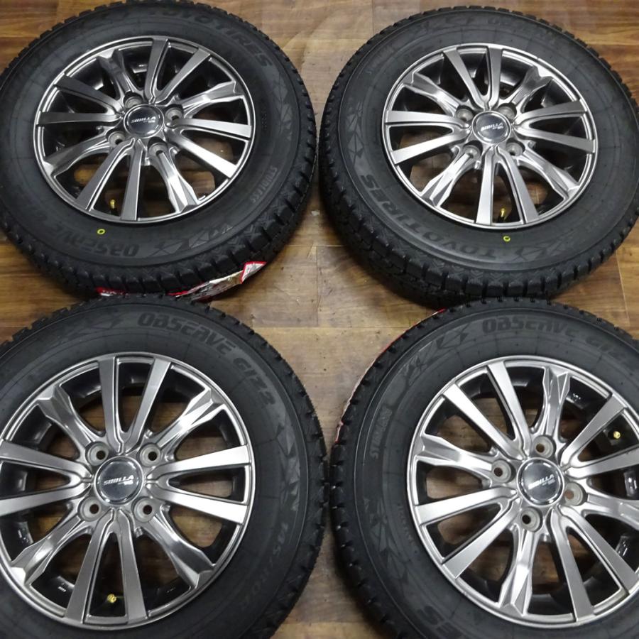 冬新品 2021年製 4本SET NO,B4830 会社宛 送料無料 145/80R13×4J 75Q トーヨー オブザーブ GIZ2 アルミ デイズ ワゴンR スペーシア : 庄内タイヤ中古 ...