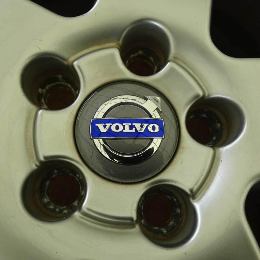 4本SET 会社宛 送料無料 17×7J VOLVO ボルボ V50 純正 アルミ 5穴 PCD 108mm オフセット +52.5 ハブ径 ...