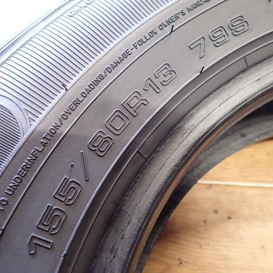 夏4本SET 会社宛 送料無料 155/80R13 79S GY グッドイヤー GT-EcoStage カローラ パッソ ヴィッツ ミラージュ ...