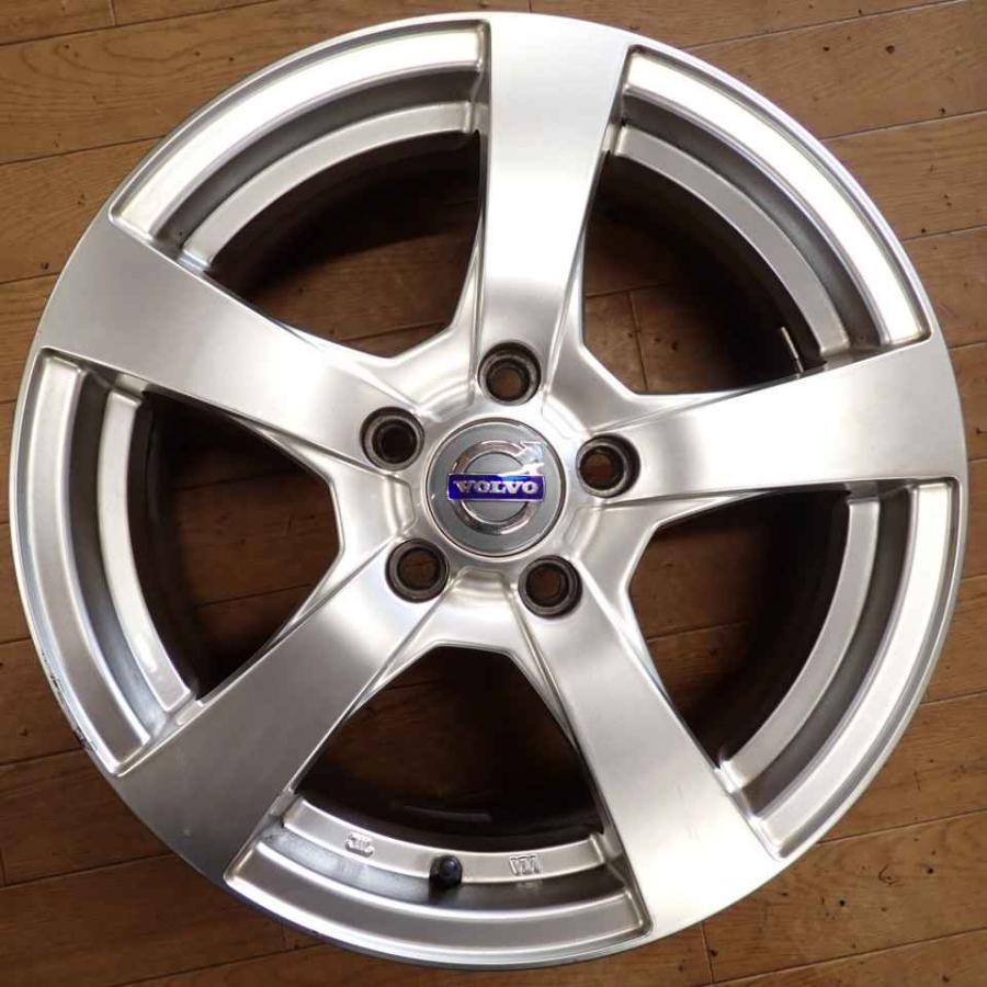 4本SET 会社宛 送料無料 16×6.5J VOLVO ボルボ 純正 アルミ 5穴 PCD 108mm +52 ハブ径63mm V50 ...