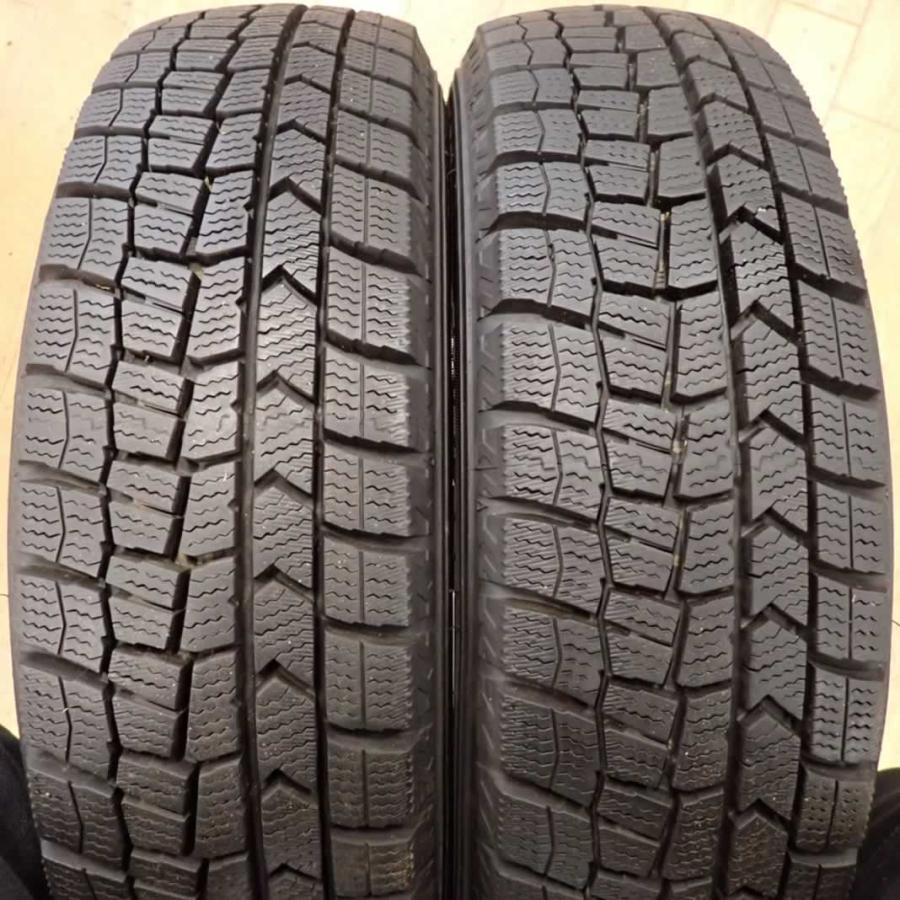 冬4本SET 会社宛 送料無料 155/65R13×4J 73Q ダンロップ WINTER MAXX WM02 2021年製 アルミ N-BOX スペーシア タント 店頭交換OK NO ...