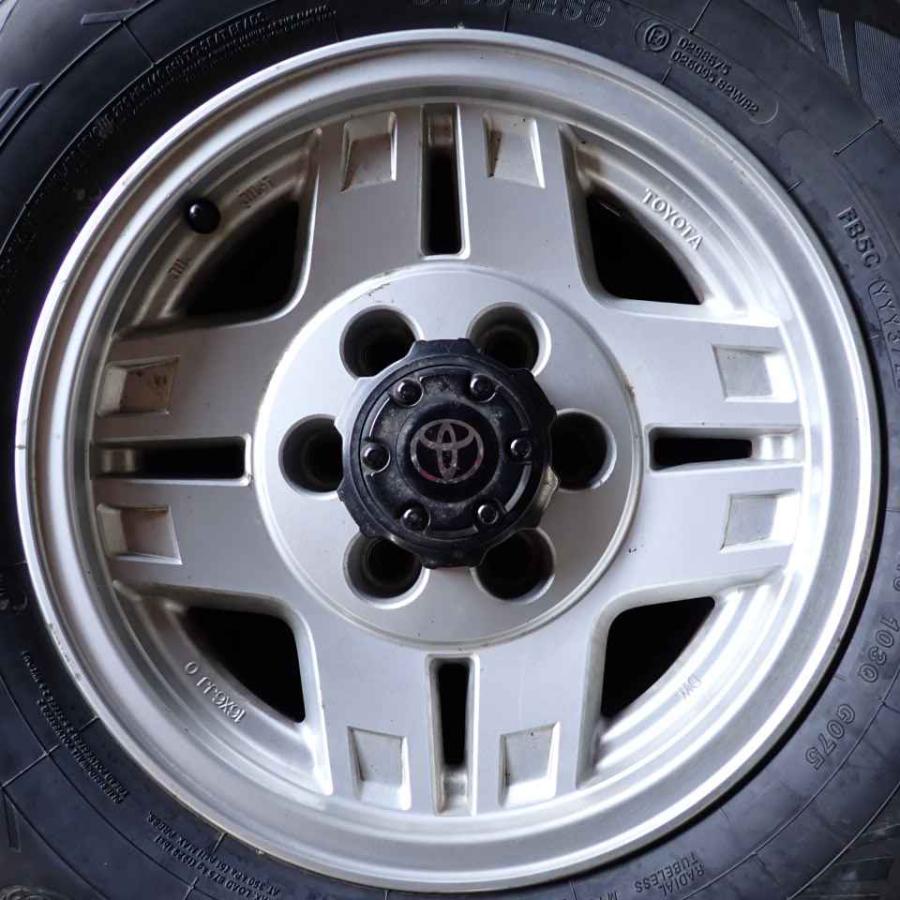 冬5本 会社宛 送料無料 215/80R16×6J ヨコハマ アイスガード G075 22年 トヨタ 70 ランドクルーザー プラド ...