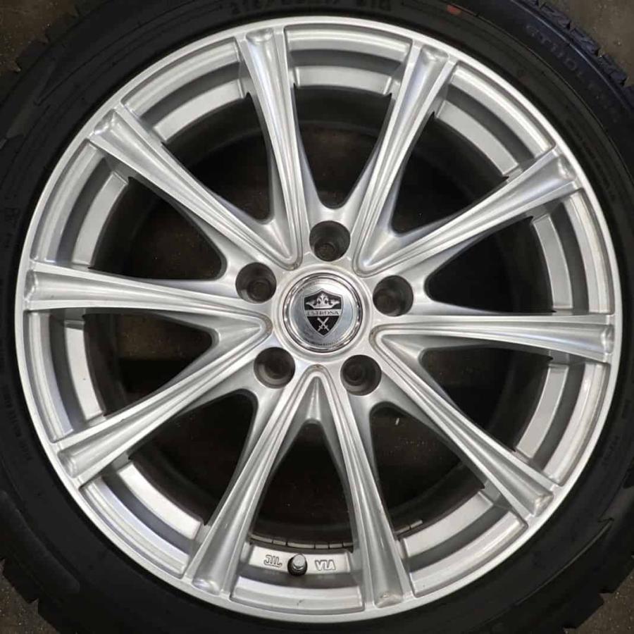 冬4本 会社宛 送料無料 215/50R17×7J 91Q ダンロップ WINTER MAXX WM02 アルミ レヴォーグ MAZDA3 リーフ インサイト プリウスα NO,C4449 ...