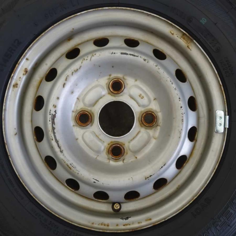 冬 新品 2022年 4本 会社宛送料無料 145R12×4J 6PR LT ダンロップ WINTER MAXX SV01 ダイハツ純正 ...