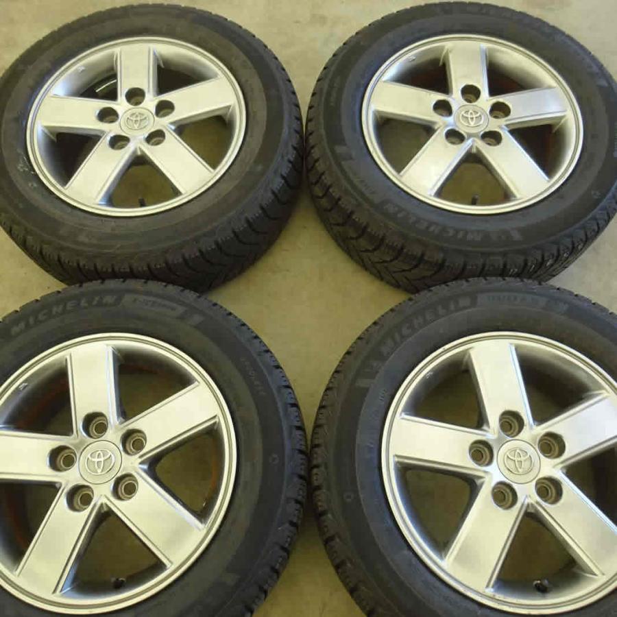 冬 新品 2022年製 4本SET 会社宛送料無料 195/65R15×6J 91S ミシュラン X-ICE SNOW トヨタ純正 アルミ ...