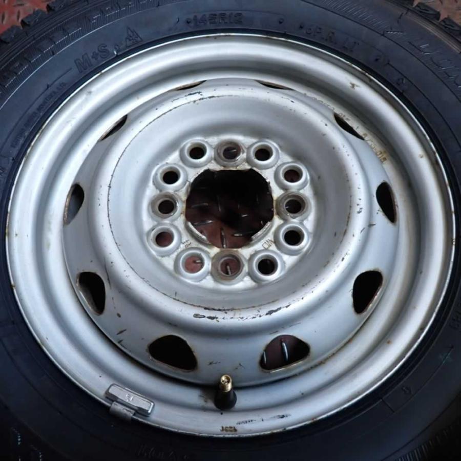 冬 新品 2023年製 4本SET 会社宛 送料無料 145R12×3.5J 6PR LT ダンロップ WINTER MAXX SV01 スチール DUNLOP 軽トラック 軽バン NO ...