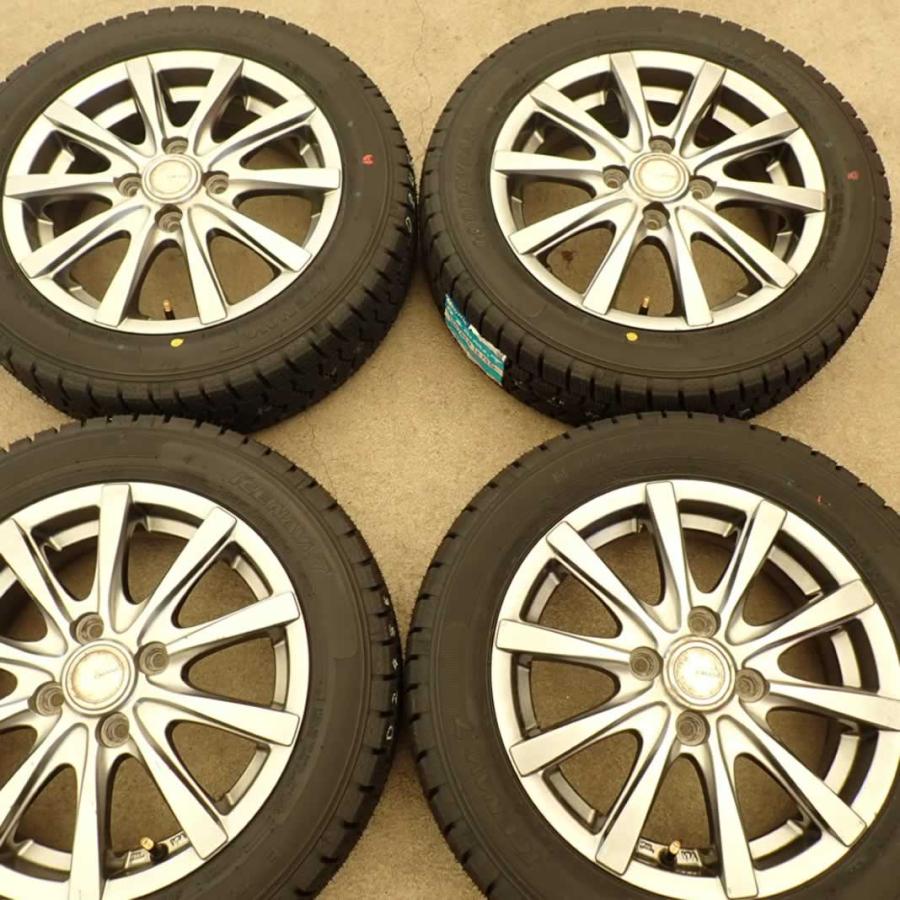 冬 新品 2023年製 4本SET 会社宛 送料無料 155/65R14×4.5J 75Q グッドイヤー アイスナビ 7 アルミ デイズ ...