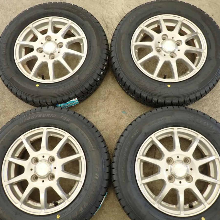冬新品 2023年製 4本SET 会社宛 送料無料 145/80R13×4J 75Q グッドイヤー アイスナビ 7 アルミ モコ アルト ラパン ワゴンR ミラ NO,D3072 : 庄内 ...