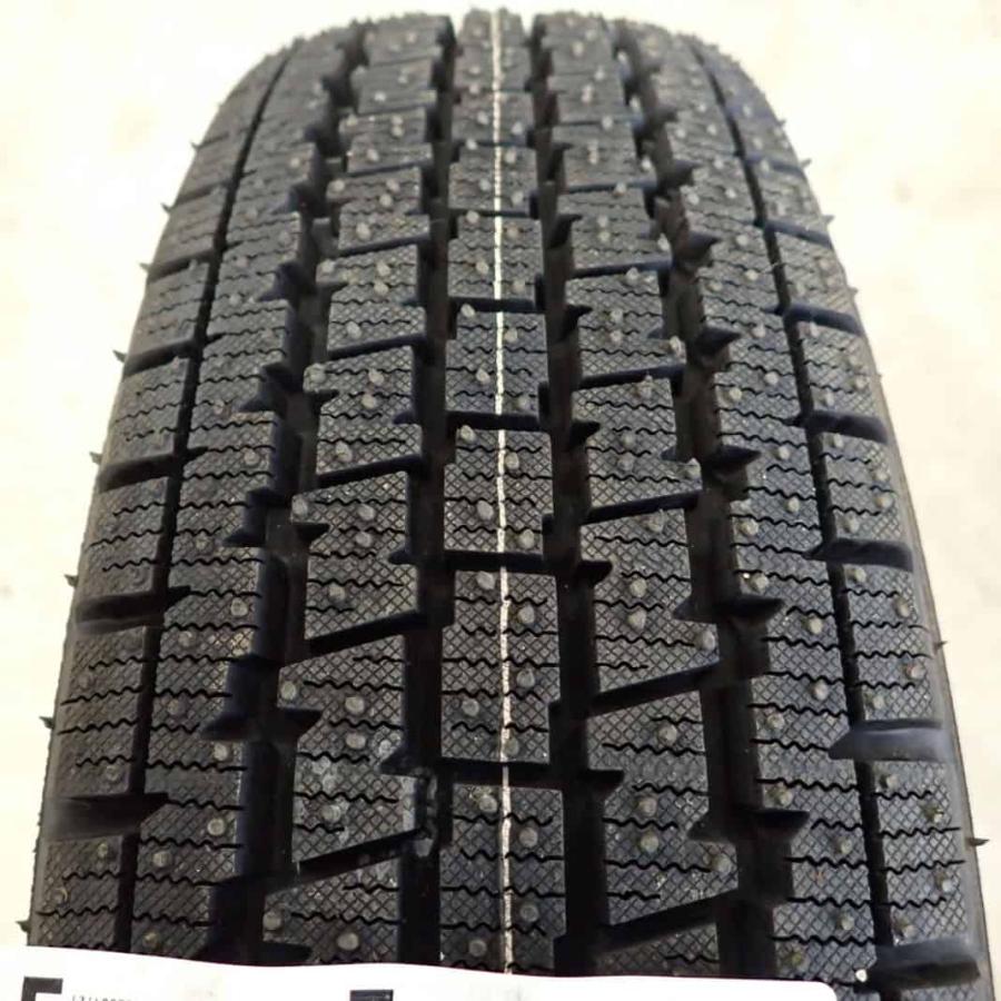 冬 新品 2023年製 4本SET 会社宛 送料無料 145/80R12×4J 80/78 LT ブリヂストン W300 スチール 軽トラック ...