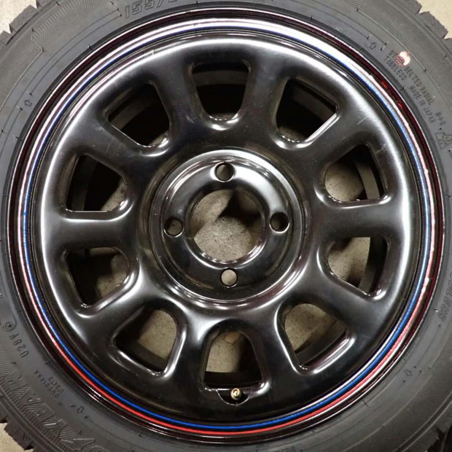 冬 新品 2022年製 4本SET 会社宛送料無料 155/65R14×5J 75Q グッドイヤー アイスナビ 7 SHONE デイトナ ...