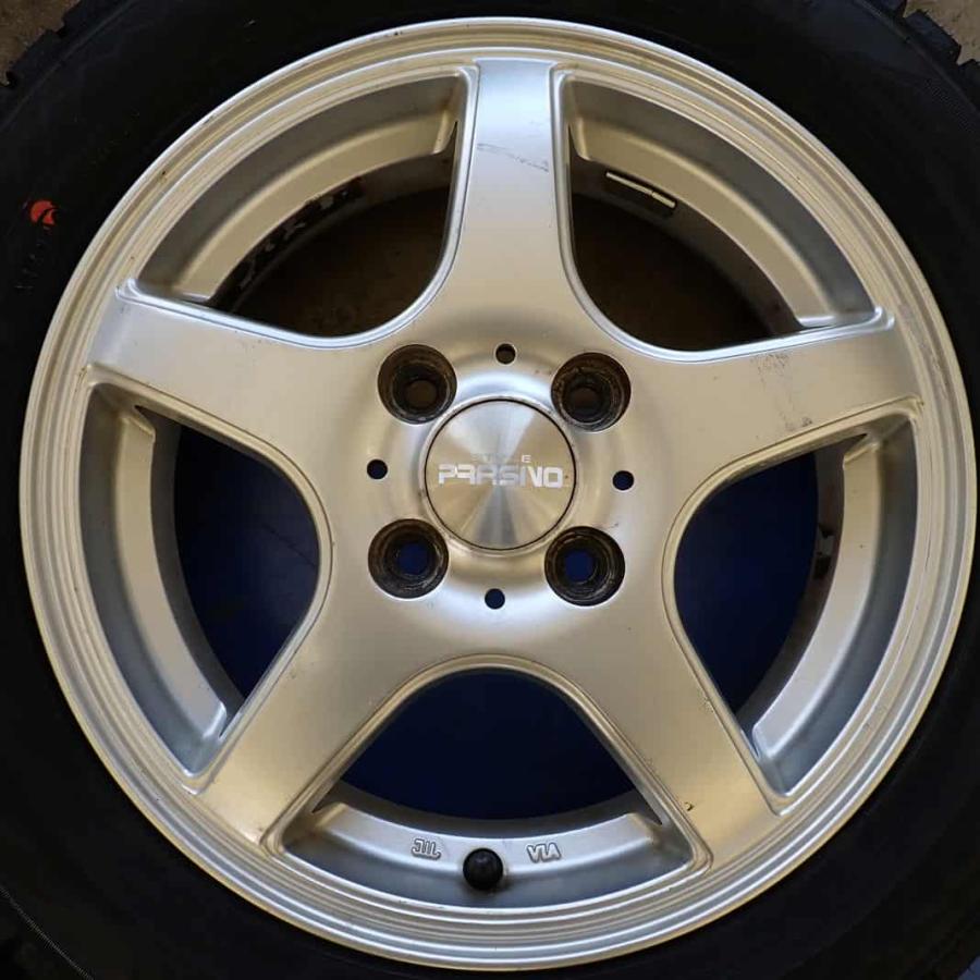 冬 新品 2024年製 4本SET 会社宛 送料無料 155/65R14×4.5J 75Q グッドイヤー アイスナビ 8 アルミ ウェイク ...