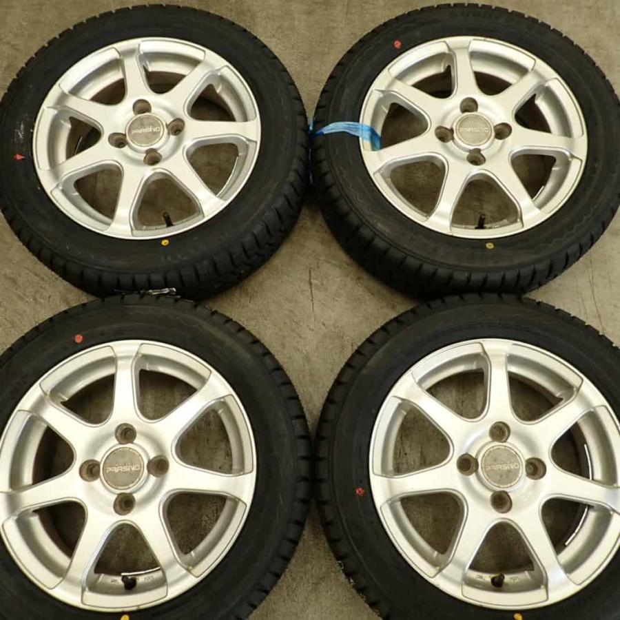 冬 新品 2024年製 4本SET 会社宛送料無料 155/65R14×4.5J 75Q グッドイヤー アイスナビ 8 アルミ タント ミラ ...