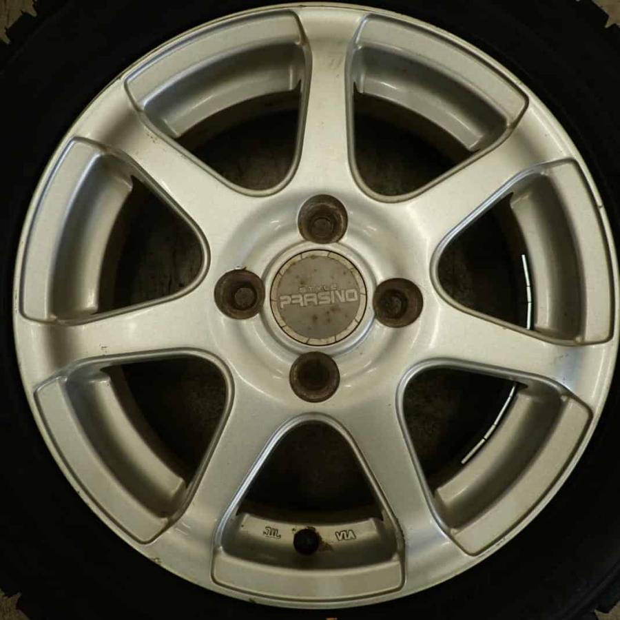 冬 新品 2024年製 4本SET 会社宛送料無料 155/65R14×4.5J 75Q グッドイヤー アイスナビ 8 アルミ タント ミラ ...