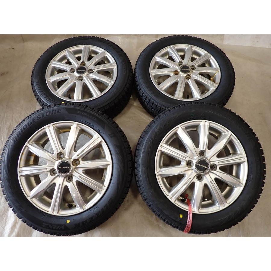 冬新品 2025年製 4本SET 会社宛 送料無料 155/65R14×4.5J 75Q ブリヂストン ブリザック VRX2 アルミ N ...