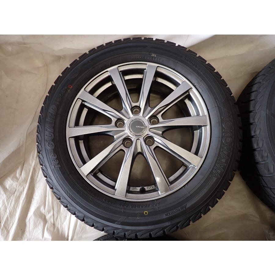 冬 新品 2023年製 4本 会社宛送料無料 205/60R16×6.5J 92T ヨコハマ アイスガード IG52C アルミ ノア ...
