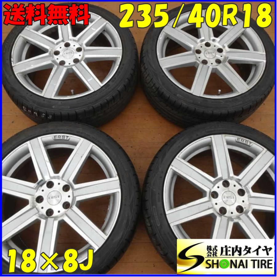 夏4本SET 会社宛 送料無料 235/40R18×8J 95W ファルケン ZIEX ZE914 2020年製 アルミ ボルボ C70 ...