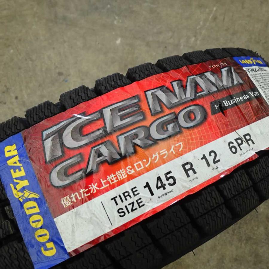冬 新品 2021年製 4本SET 会社宛 送料無料 145R12×4J 6PR LT グッドイヤー アイスナビ カーゴ SHONE スチール 軽トラック 貨物車 NO,E1170 : 庄内 ...
