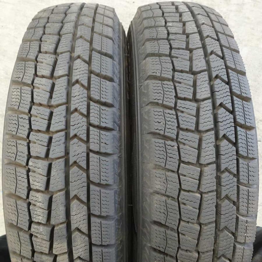 冬4本 会社宛 送料無料 145/80R13×4J 75Q ダンロップ WINTER MAXX WM02 2020年製 ダイハツ純正スチール ...