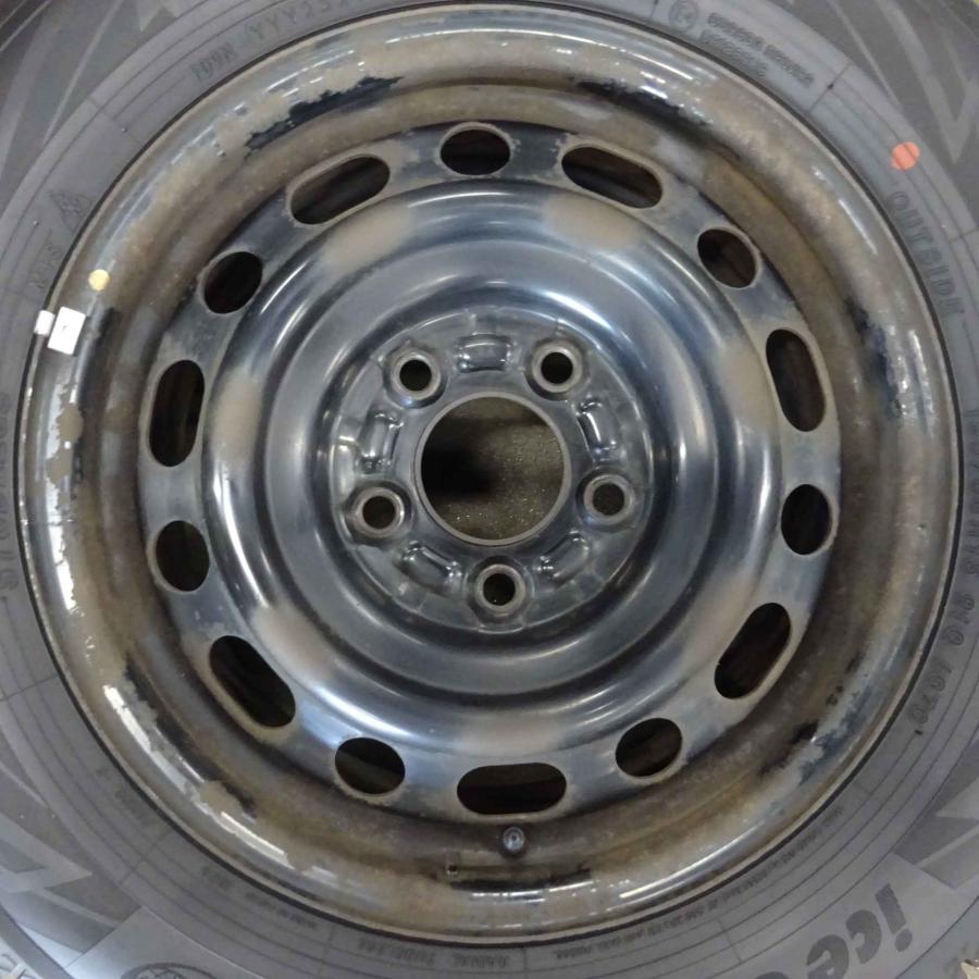 冬4本SET 会社宛 送料無料 195/65R15×6J 91Q ヨコハマ アイスガード IG70 スチール アイシス エスクァイア ノア ...