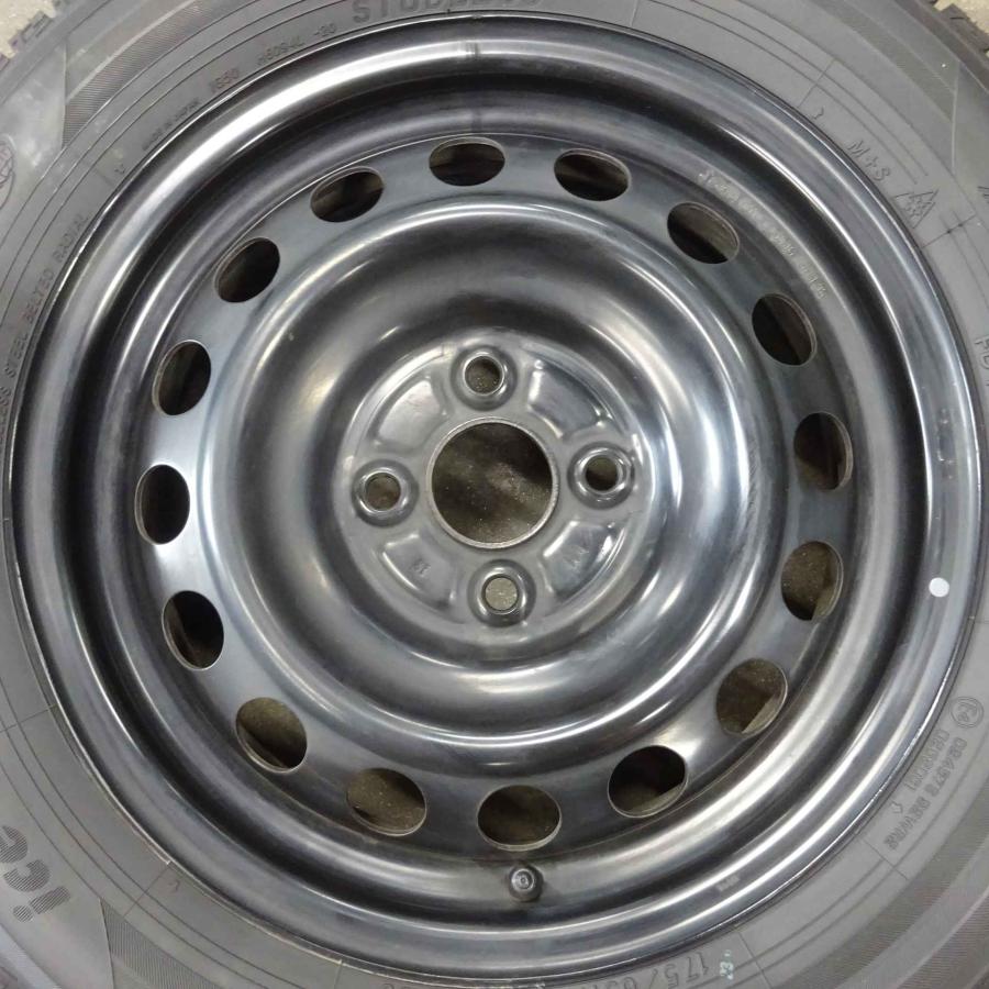 冬 新品 4本SET 会社宛 送料無料 175/65R15×5J 84Q ヨコハマ アイスガード IG50+ スチール iQ アクア カローラ ...