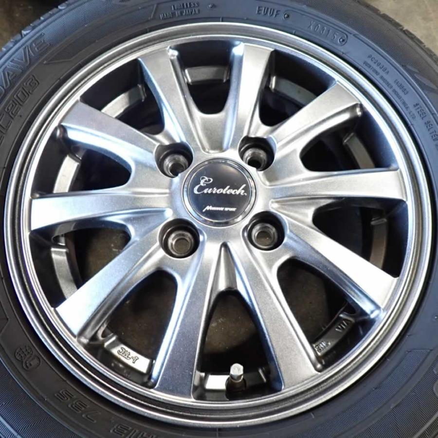 夏4本SET 会社宛 送料無料 155/65R13×4J 73S ダンロップ エナセーブ EC203 アルミ ゼスト ライフ モコ アルト ...
