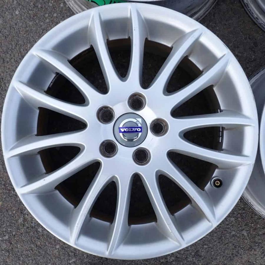 4本SET 会社宛 送料無料 17×7J ボルボ VOLVO S40 V50 純正 アルミ ホイール 5穴 PCD 108mm +52.5 ...