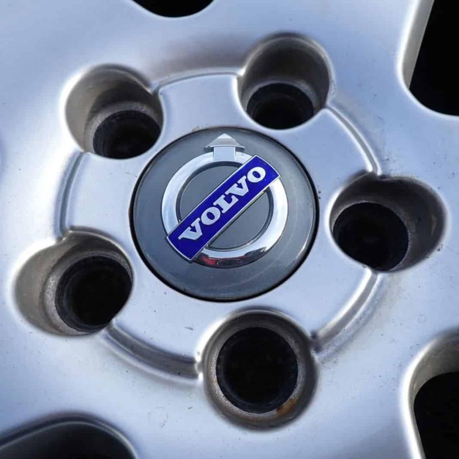4本 会社宛 送料無料 17×7J VOLVO ボルボ V50 純正 アルミ ホイール 5穴 PCD 108mm +52.5 ハブ径63mm ...