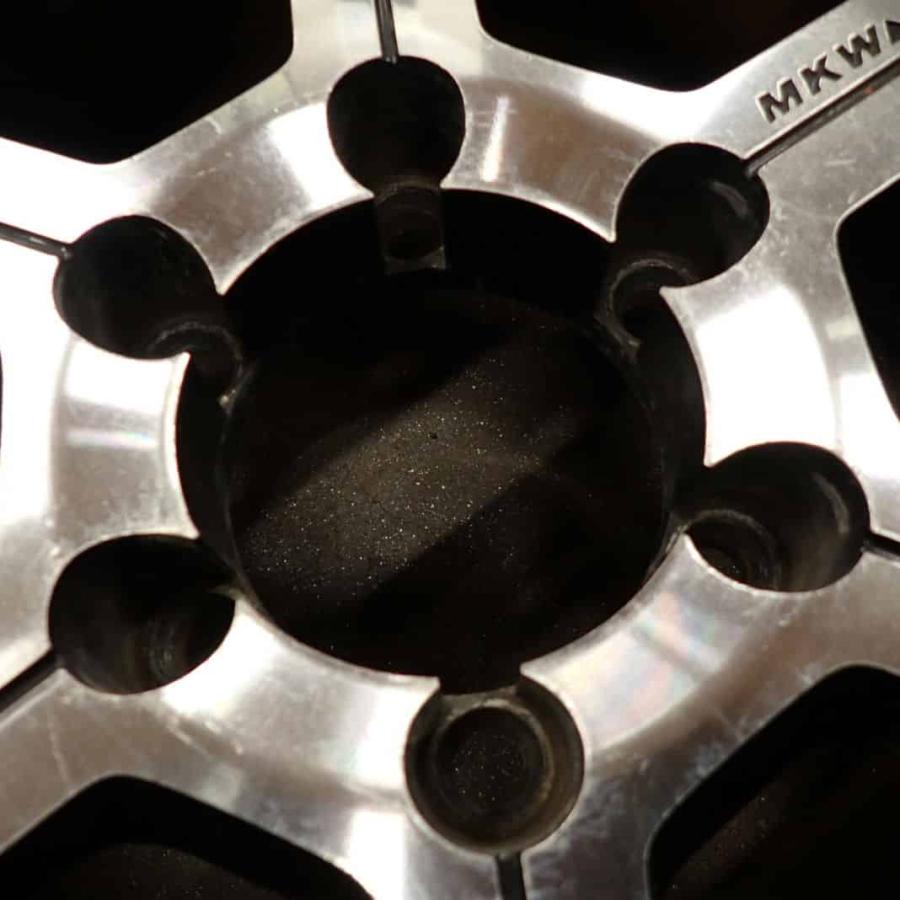 4本SET 会社宛 送料無料 16×8J MKW MK-36 アルミ ホイール 6穴 PCD 139.7mm ±0 ハブ径110mm ランドクルーザー80 深リム 特価！ NO,E5961 ...