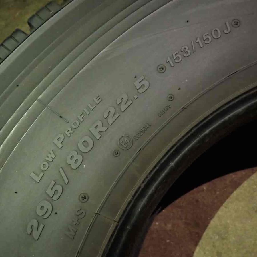 冬 2本SET 会社宛 送料無料 295/80R22.5 153/150 TB ブリヂストン W999 2022年製 地山 NEWモデル 耐 ...