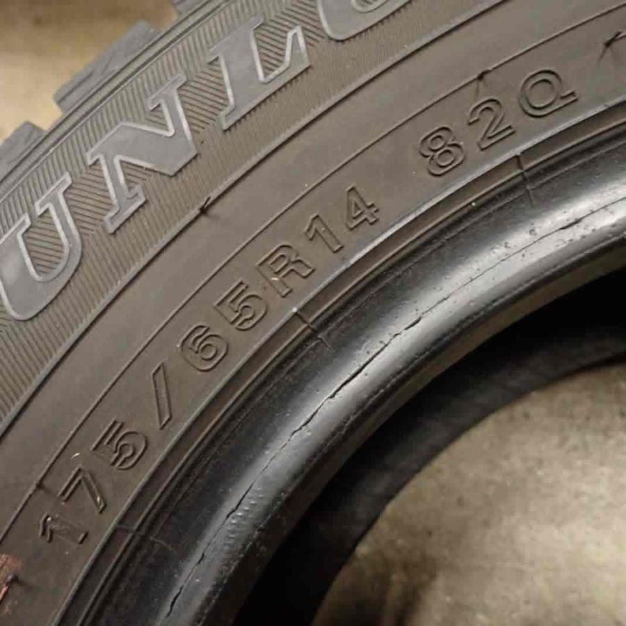 冬4本SET 会社宛 送料無料 175/65R14 82Q ダンロップ WINTER MAXX WM02 ヴィッツ カローラ スペイド フィット スイフト NO,E7007 : 庄内タイヤ中古 ...