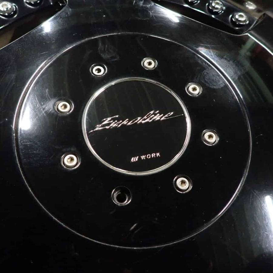 4本 会社宛 送料無料 18×8J WORK EURO LINE DH ディッシュアルミ 6穴 PCD 139.7 +35 ハブ径106 ...