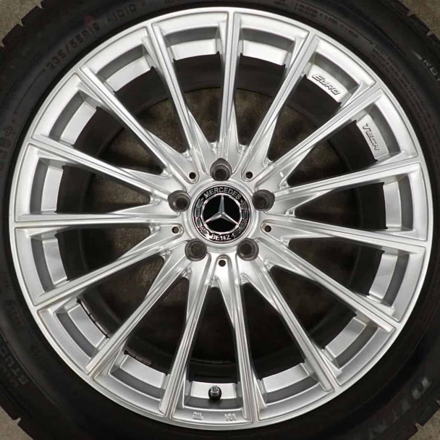 冬4本 会社宛送料無料 235/55R19×8J ダンロップ WINTER MAXX SJ8+ 21年 メルセデスベンツ GLC ユーロテック ...