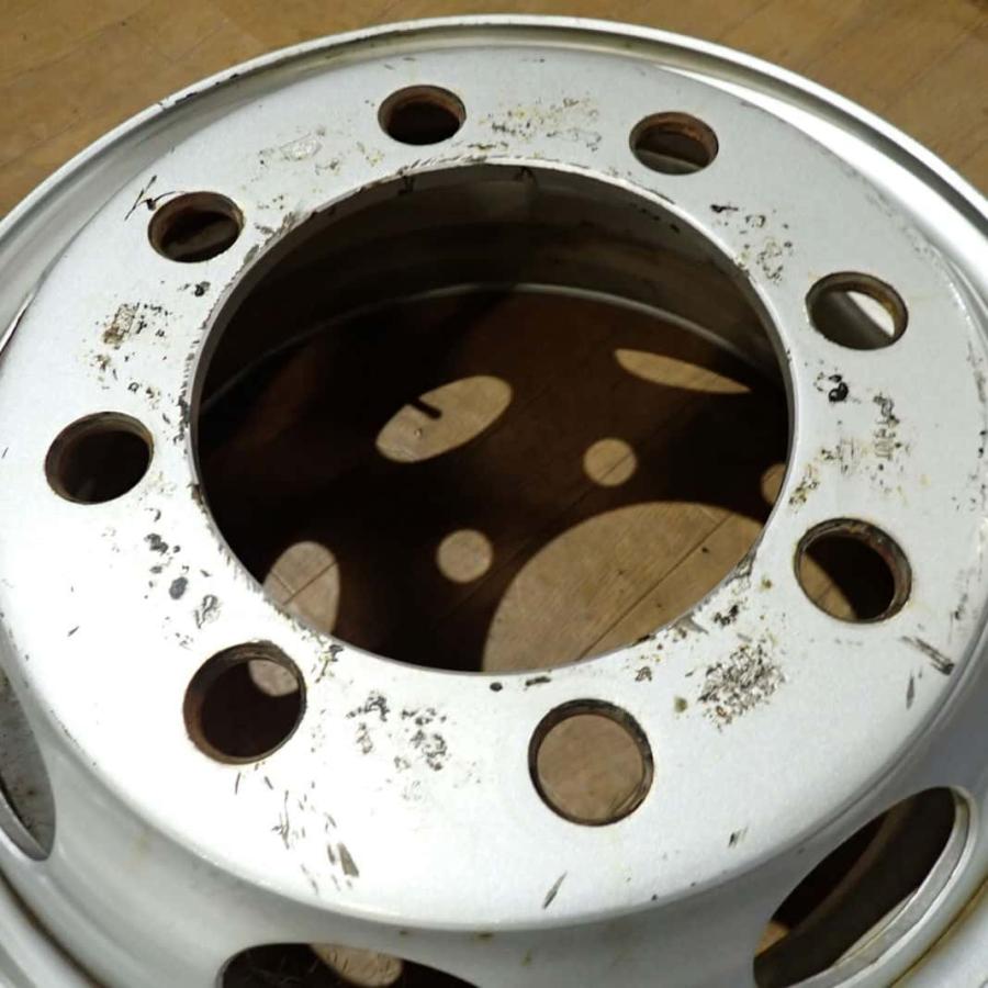 2本SET 会社宛 送料無料 19.5×6.75 JIS規格 トラック スチール ホイール 鉄 8穴 PCD 285mm 147 ハブ径 ...