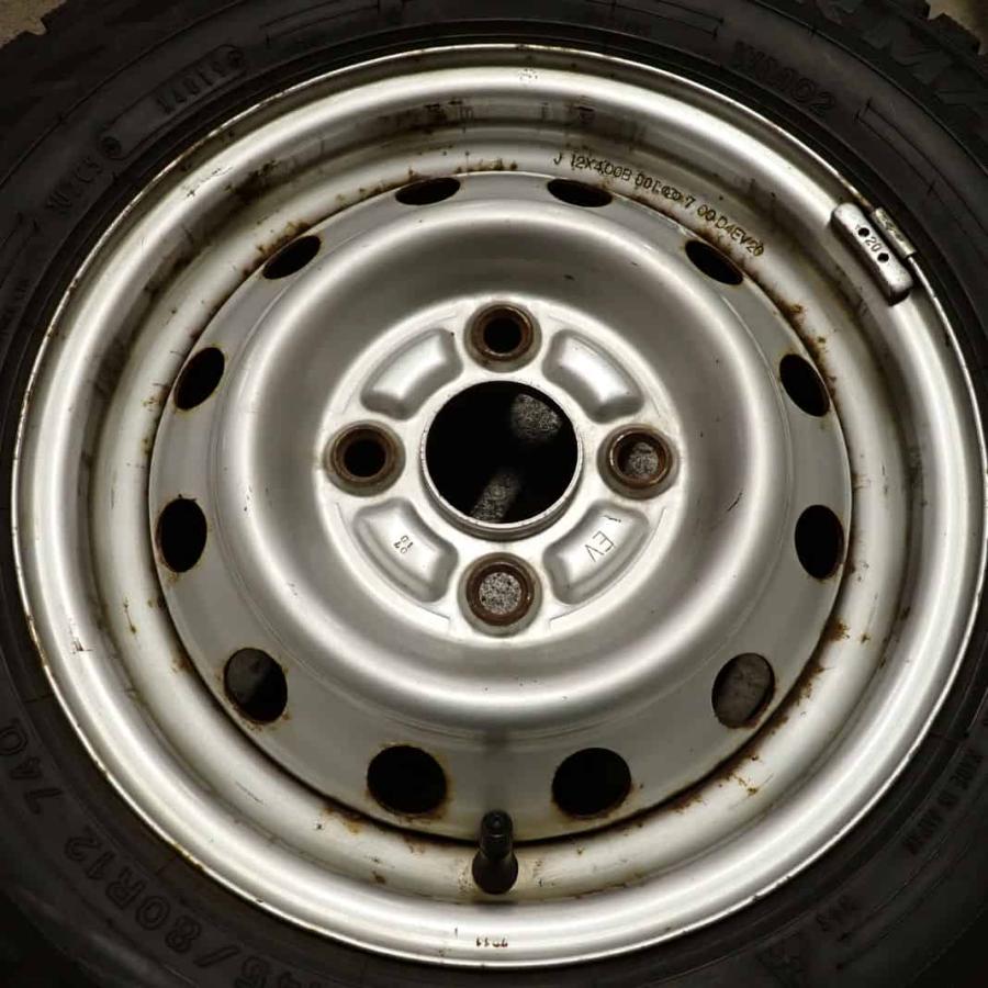 冬4本SET 会社宛 送料無料 145/80R12×4J 74Q ダンロップ WINTER MAXX WM02 スチール エッセ オプティ ミラ 軽自動車 店頭交換OK NO,E8972 ...