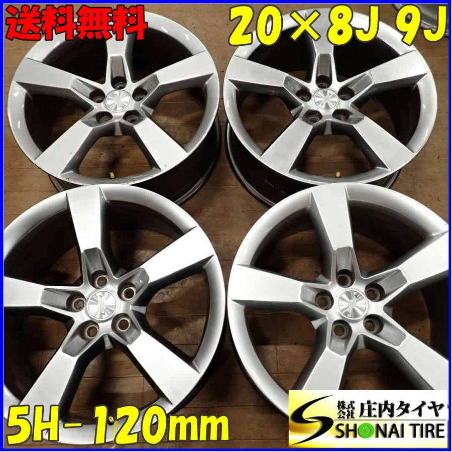 4本 会社宛 送料無料 20×8J 9J シボレー カマロ 5スポーク 純正 アルミ ホイール 5穴 PCD 120 +35 +40 ハブ径67 店頭交換OK 特価 NO,F0048 : 庄内 ...