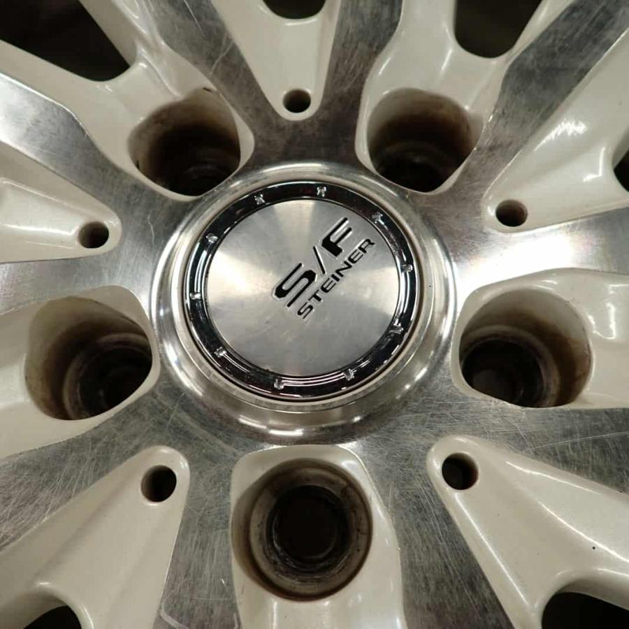 4本SET 会社宛 送料無料 18×7J シュタイナー STEINER S/F アルミ 5穴 PCD 114.3mm +48 エルグランド ...