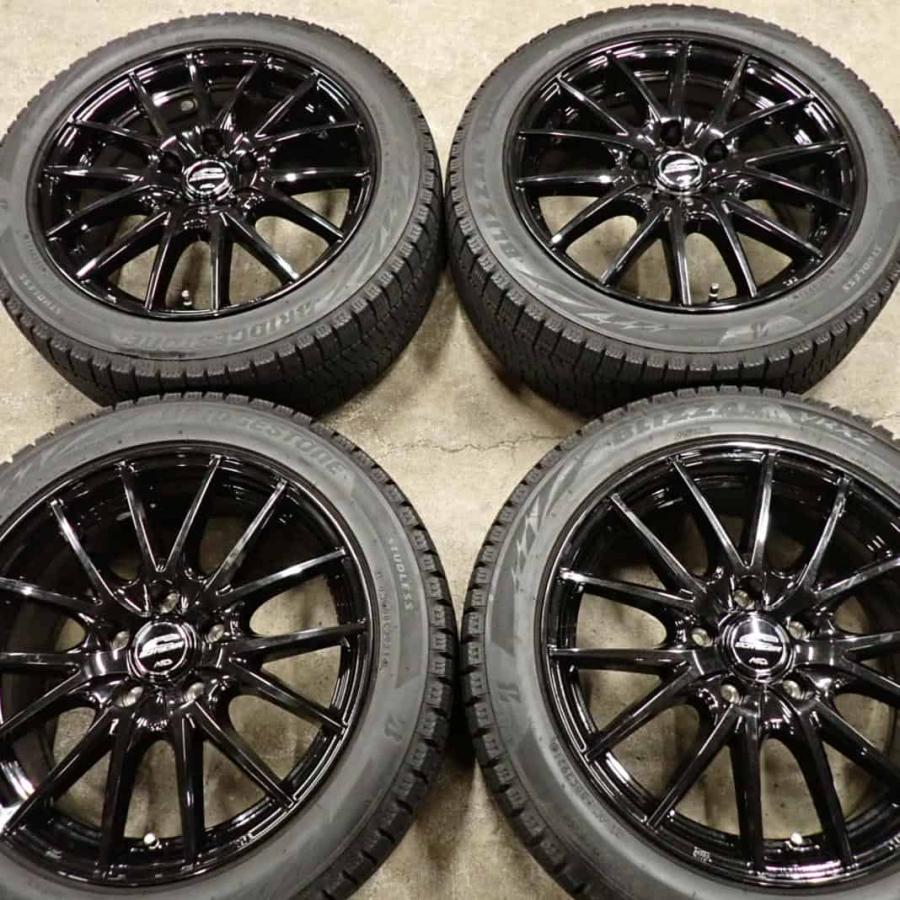 冬4本SET 会社宛 送料無料 215/50R17×7J 91Q ブリヂストン ブリザック VRX2 2021年製 アルミ イプサム プリウスα インサイト NO,F1560 : f1560 ...