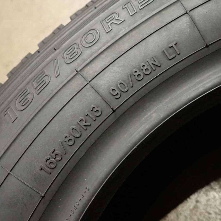 冬新品2023年製 4本SET 会社宛 送料無料 165/80R13 90/88 LT トーヨー DELVEX 935 プロボックス ...