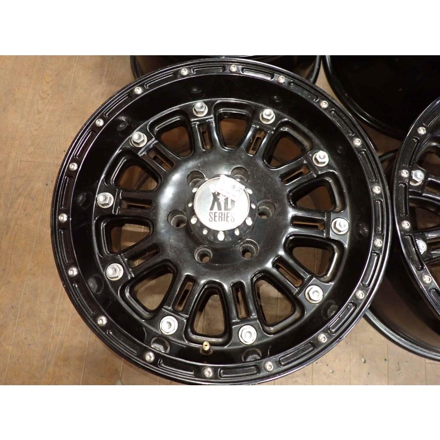 4本SET 会社宛 送料無料 17×9J KMC XD795 アルミ ホイール 6穴 PCD 139.7mm +10 ハブ径110mm 太リム ...